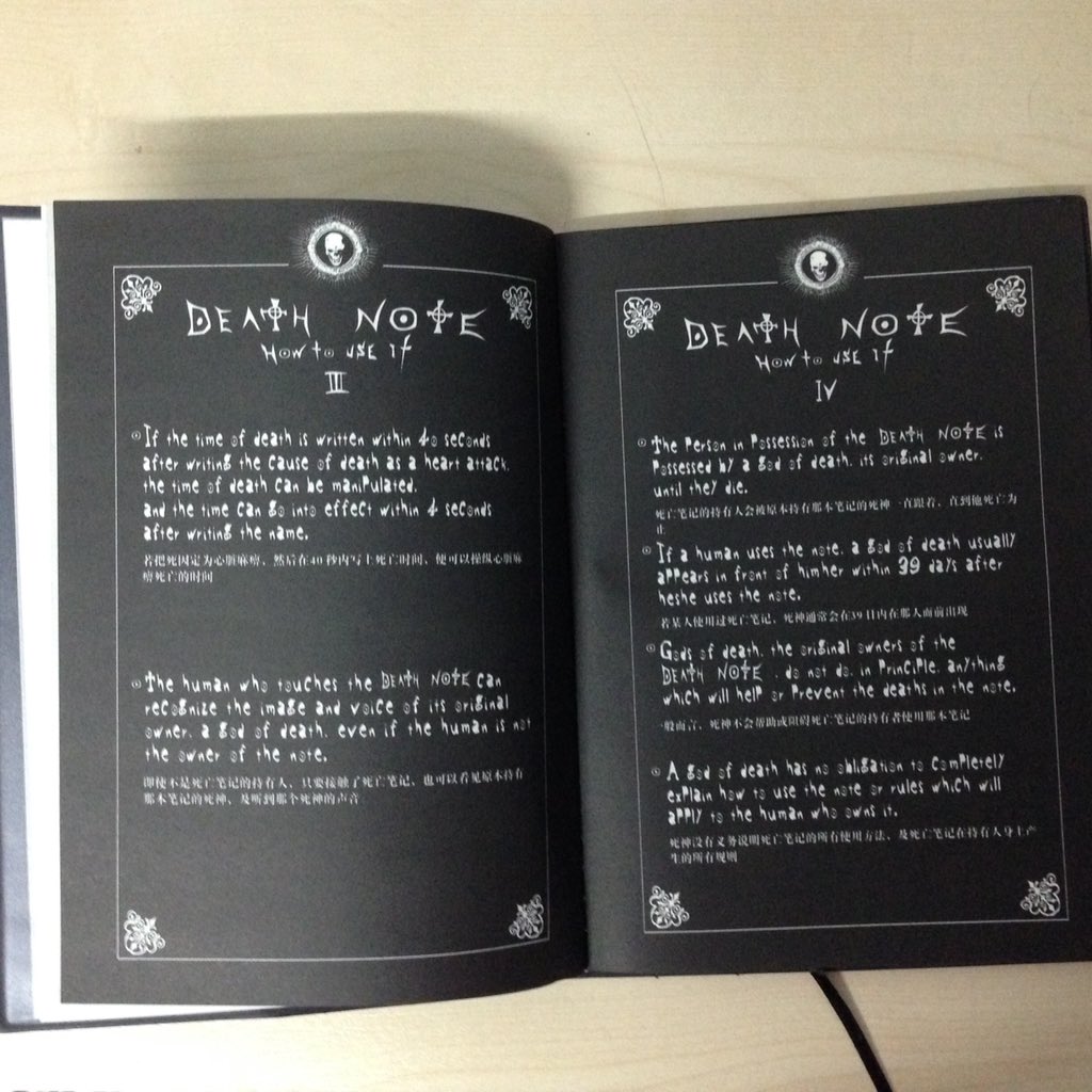 Death note rules 4 - caqwespace