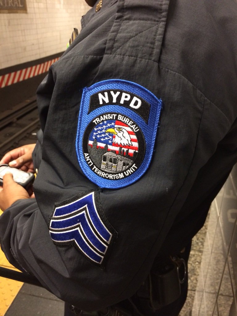 #nypd transit bureau anti-terrorism unit hard at work at grand cent ...
