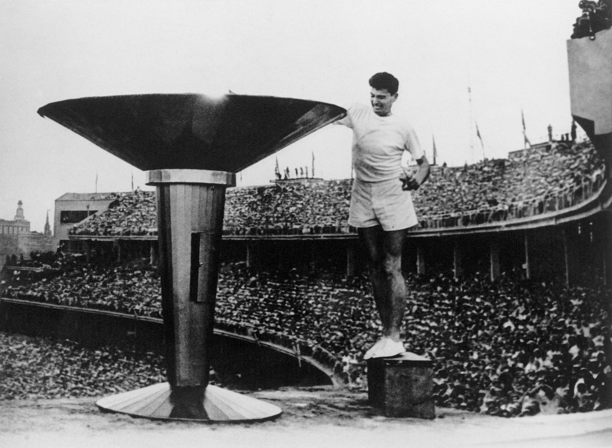 OnThisDay in 1956 the Melbourne Olympics opened. Ron Clarke lit ... OnThisDay in 1956 the Melbourne Olympics opened. Ron Clarke lit ...