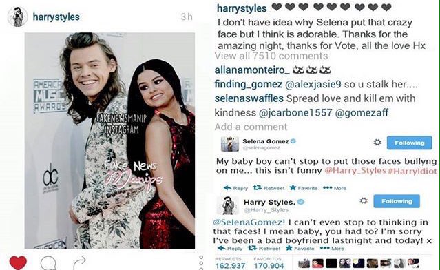 One Direction Selena Gomez