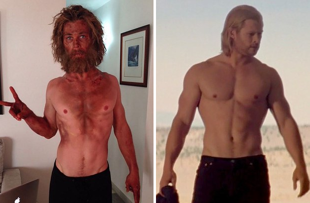Chris Hemsworth Body Transformation