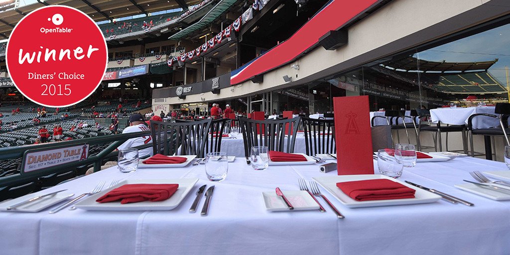 The Diamond Club Patio has once again been selected for the OpenTable ...