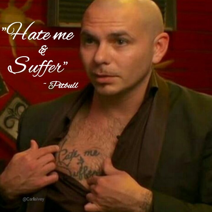 Pitbull The Singer Tattoos