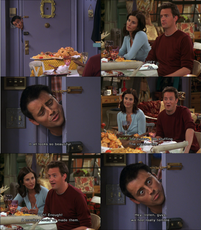 Friends Thanksgiving Joey