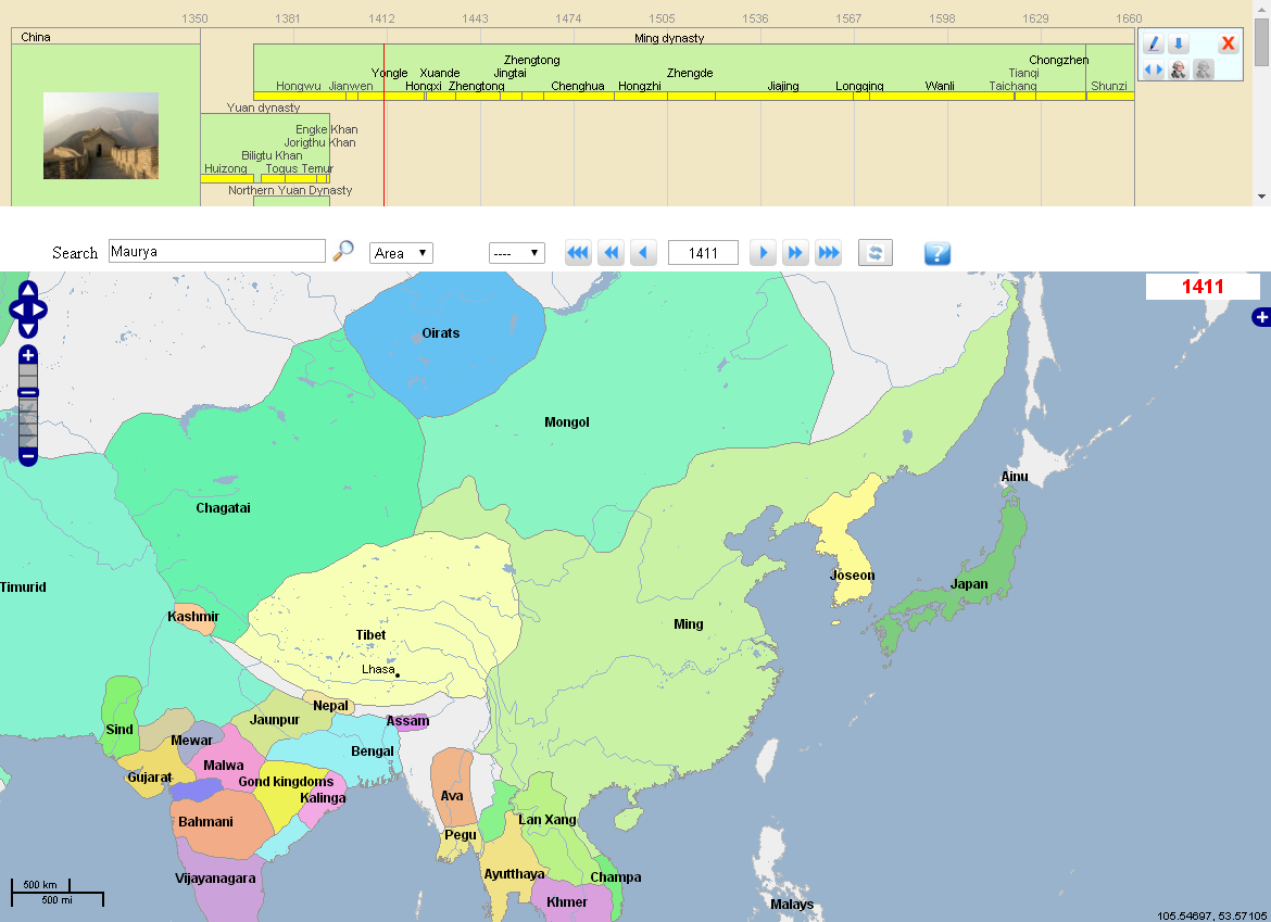 Ming Dynasty World Map