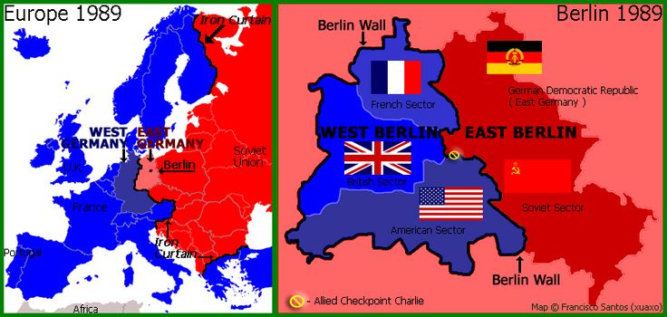 Berlin Cold War Map