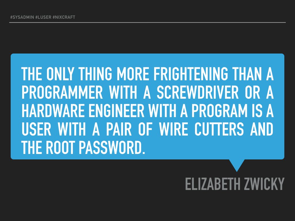 The Best Linux Blog In the Unixverse on Twitter: "What do you think? #sysadmin #unix #linux # ...