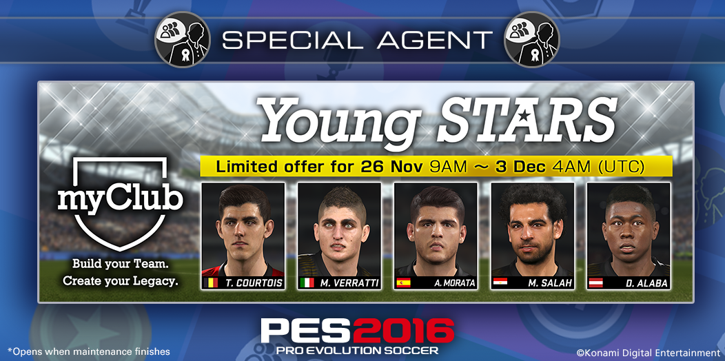 New myClub Special Agent: Young Stars! : r/WEPES