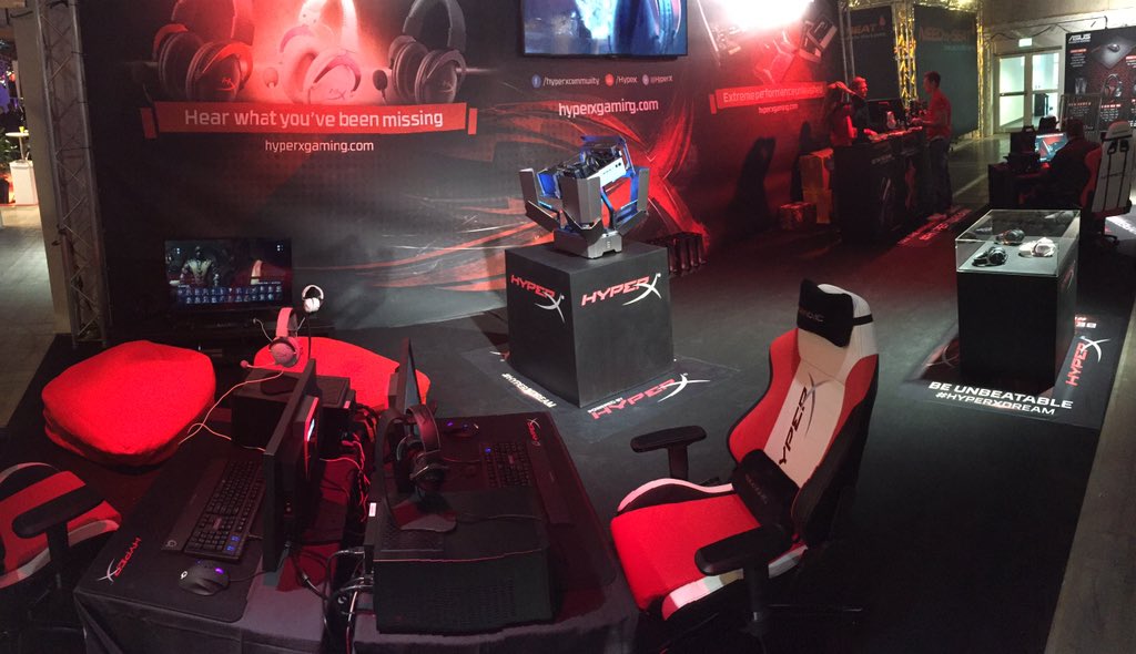 The expo at DreamHack Winter is now open!! Come see us at the HyperX ...