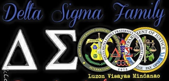 Delta Sigma Family Logo Chi Upsilon Sigma Black Crest SVG | Chi
