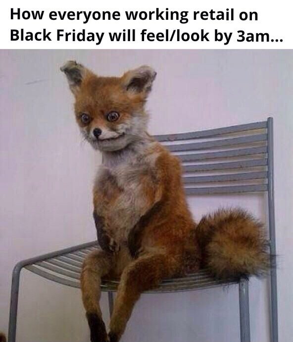 Black Friday Retail Meme
