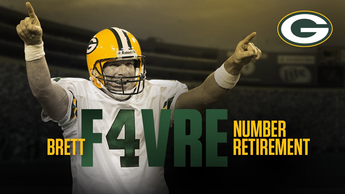Brett Favre's number retired by the Packers A look back at Favre's ...