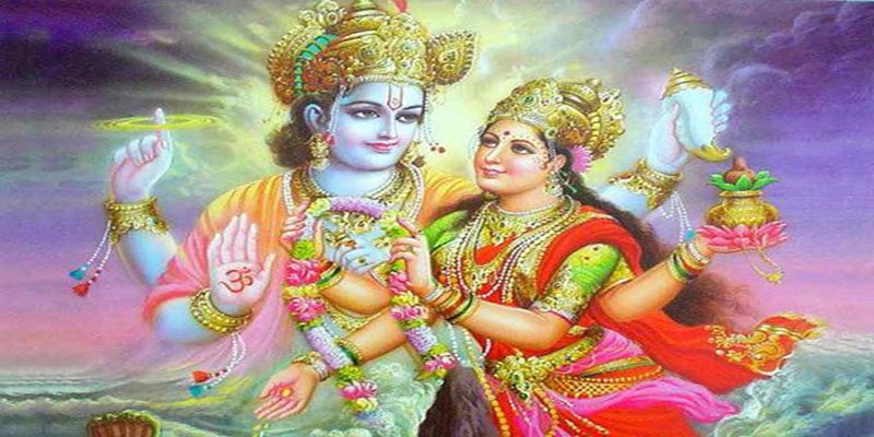 Lord Vishnu And Lakshmi Marriage