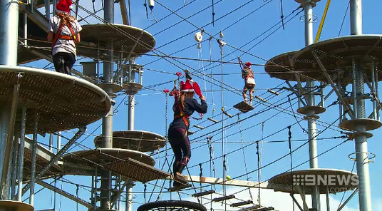 Mega Adventure, the country's first aerial adventure park was ...