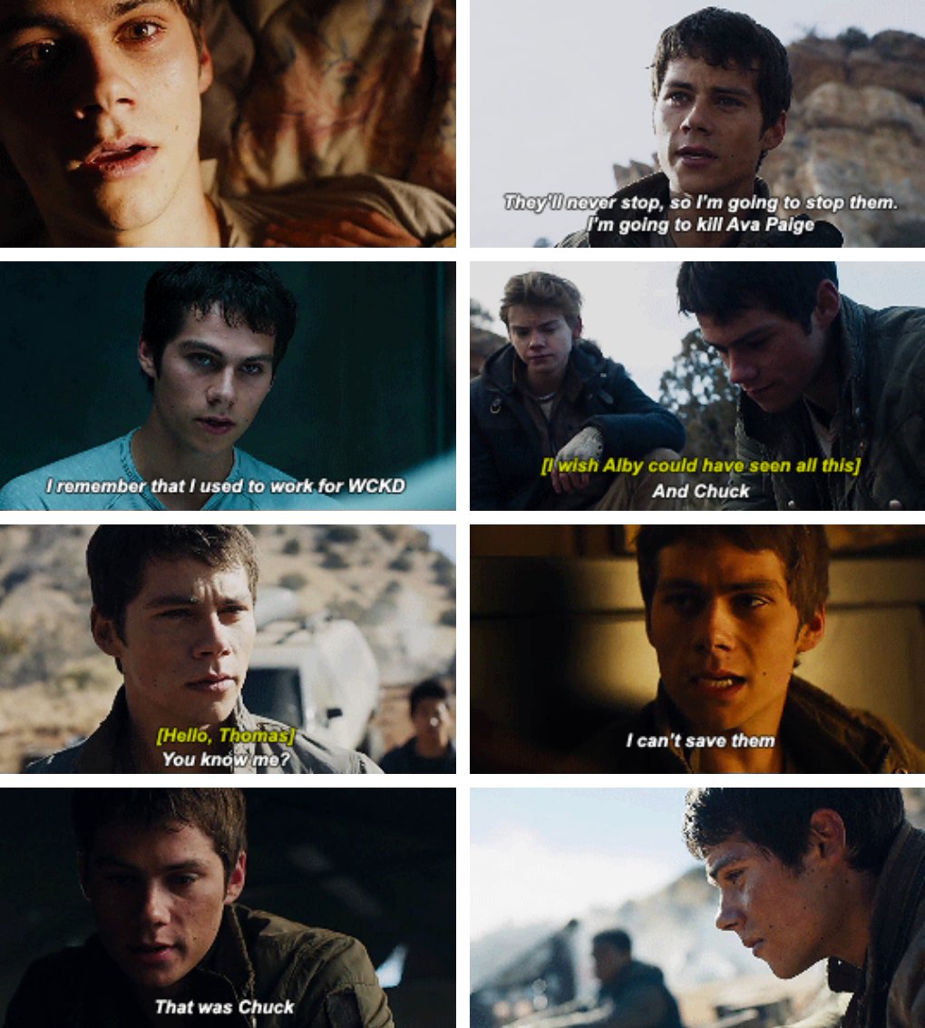 The Maze Runner Thomas Quotes