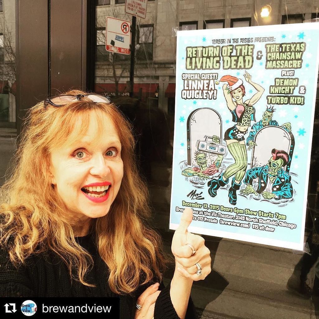 Return of the Living Dead's Linnea Quigley In Chicago Celebrating The ...