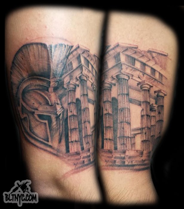 Trojan Warrior Tattoo