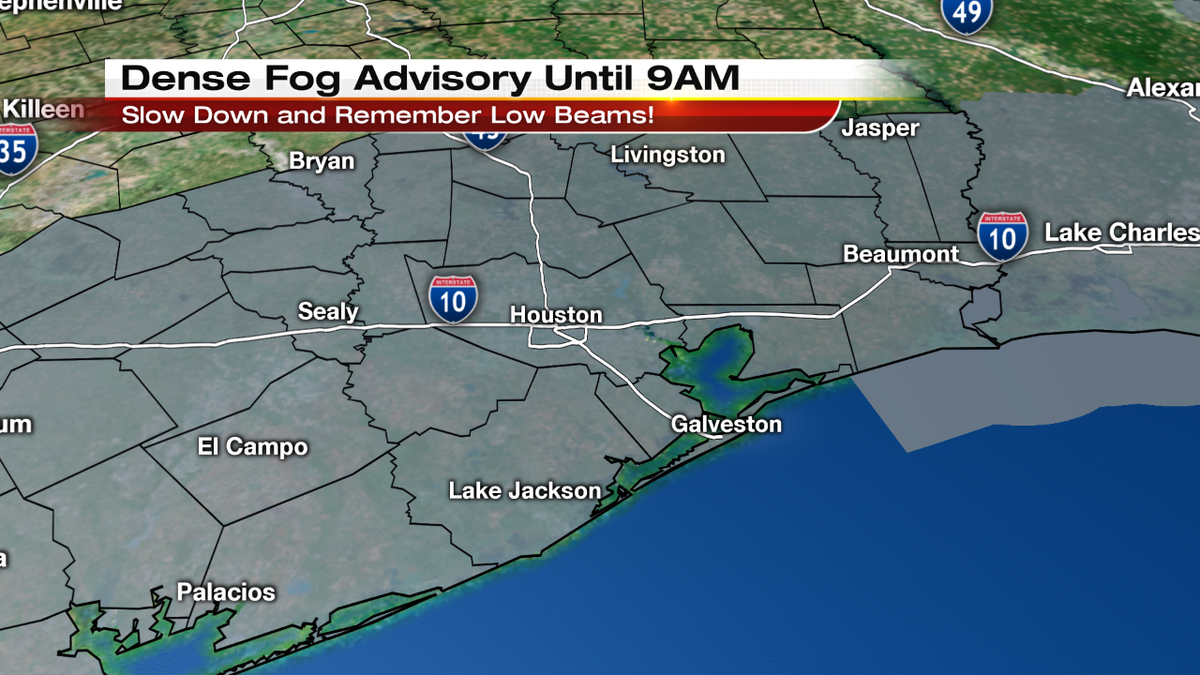 Dense Fog Advisory just expanded to ALL of Southeast Texas! Take it ...
