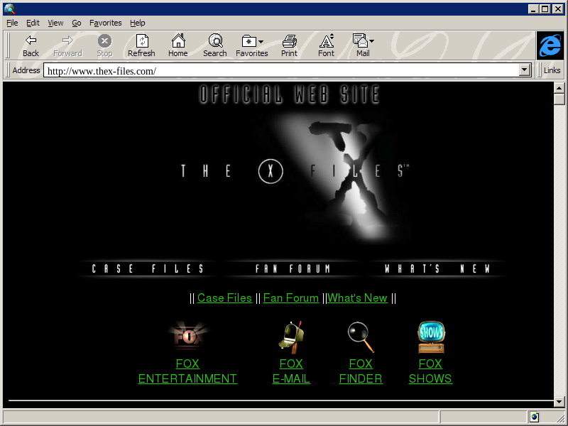 wayback_exe on Twitter: "The X-Files Oct 1996 https://t.co/vbpd7ChqU2 https://t.co/FA8IRgTAqr ...