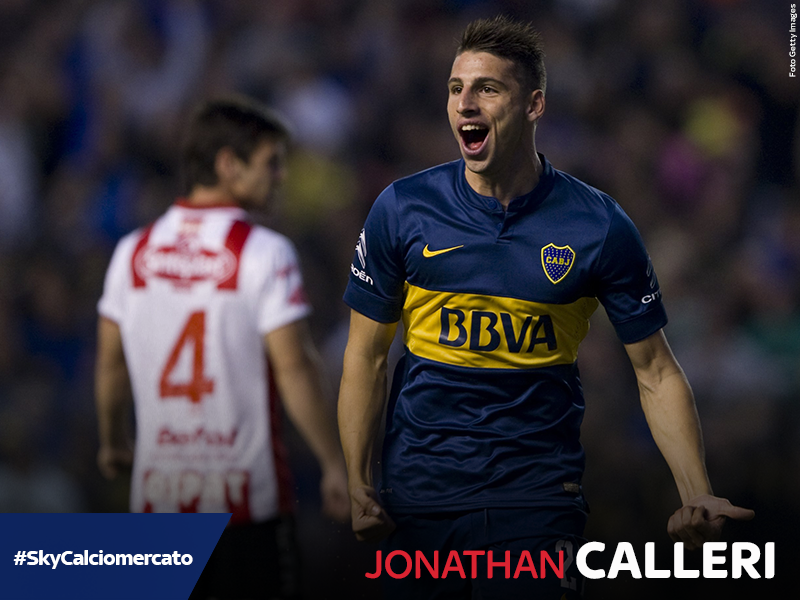 Sky-Di Marzio confirm: Boca striker Jonathan calleri is going to inter ...