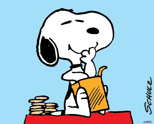 Snoopy Eating Cookies