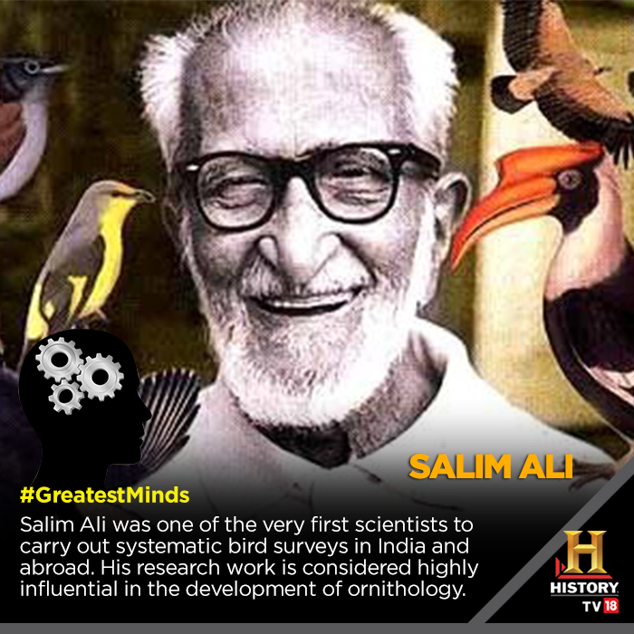 #greatestminds salim ali, also known as the 'birdman of india', was a ...
