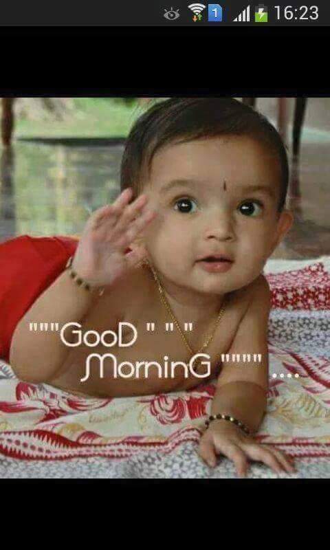 Good Morning Indian Baby Images