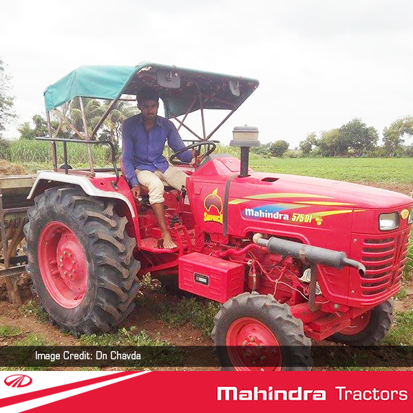 Mahindra Tractor At Work Mahindra Yuvo 575 DI 4WD Price, Tractor HP,
