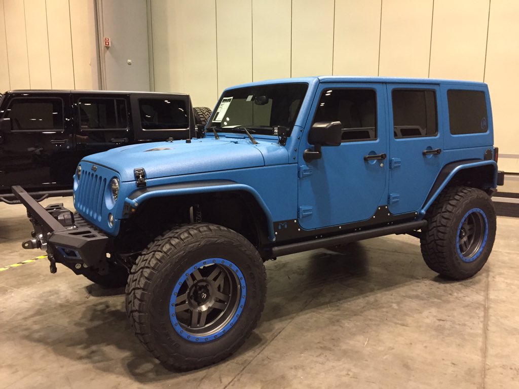 Jeep Wrangler Matte Blue