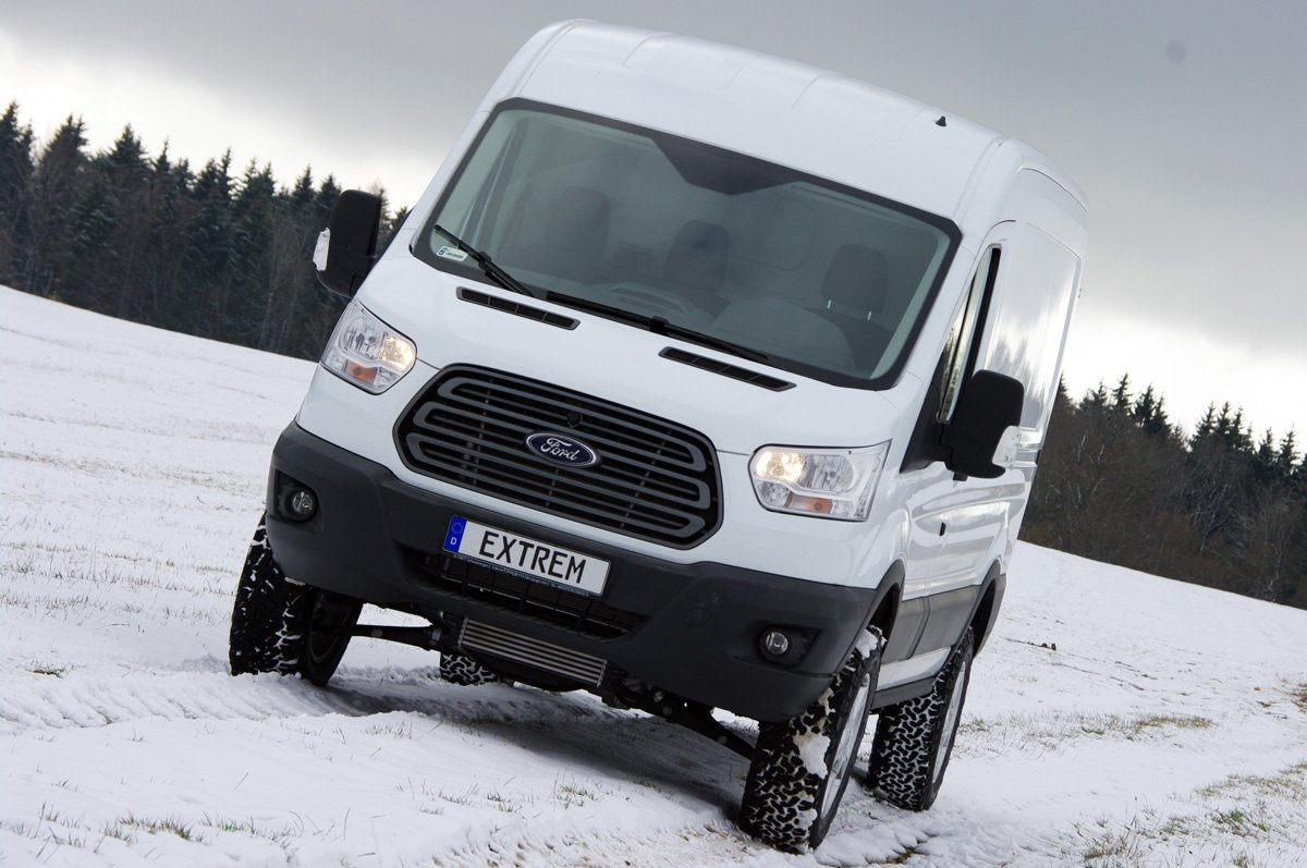 Ford Transit 4x4 System - Ford Unveils New 4x4 Transit 955