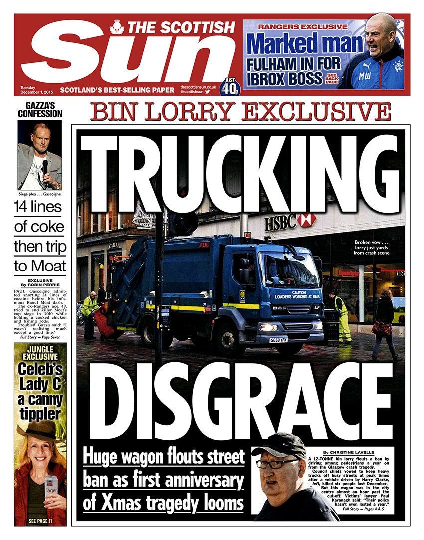 Here's a look at today's front page | The Scottish Sun | Scoopnest