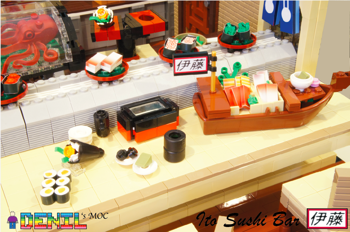 Lego Sushi, Lego Japanese Restaurant Lego Projects, Lego, 52% OFF