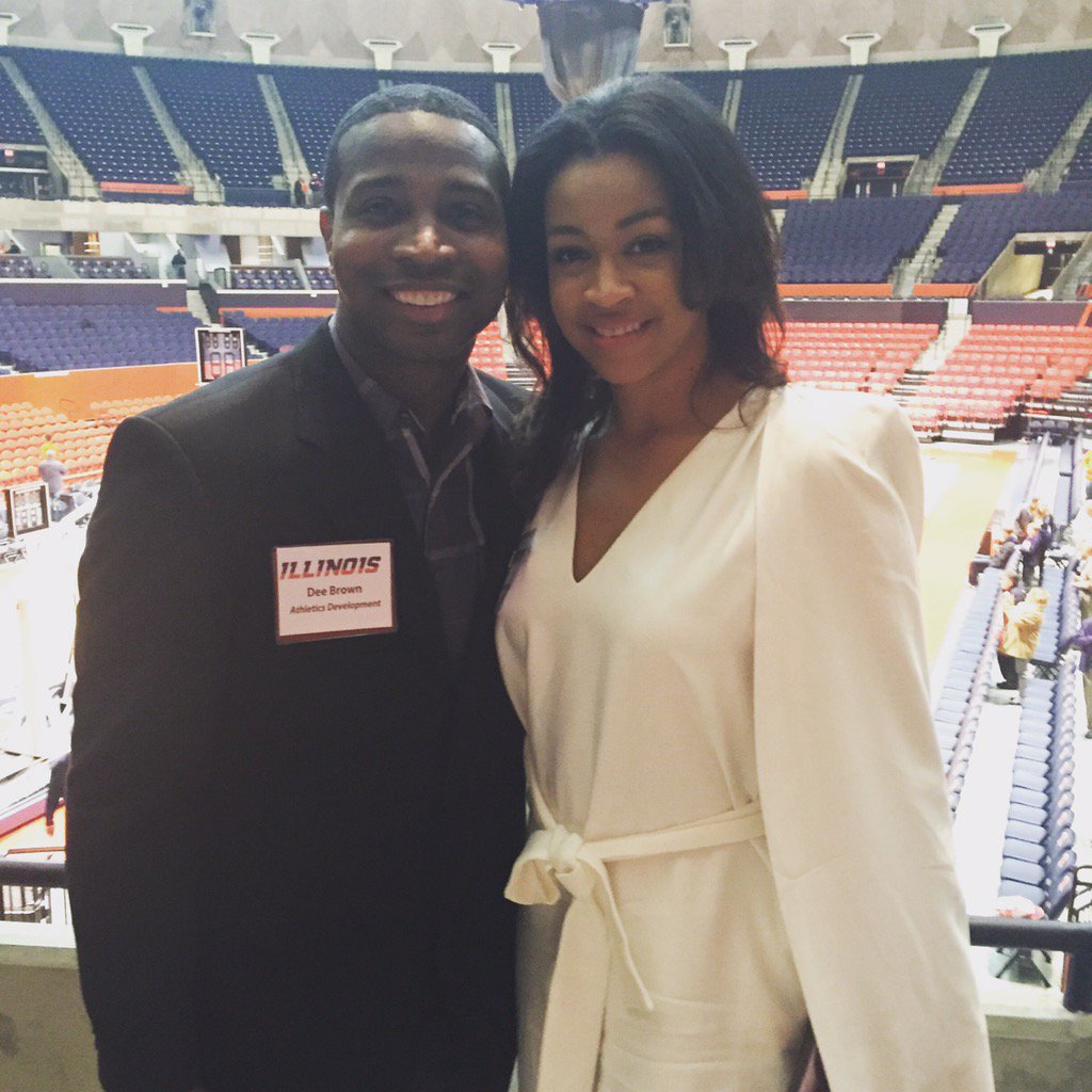 Coach Dee Brown on Twitter: "Me and my beautiful wife @deelo88 last night was awesome ...