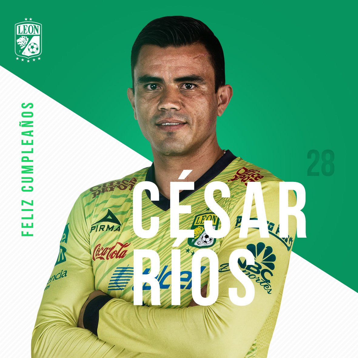 Hoy celebramos el cumpleaños número 32 de nuestro portero Cesar Ríos. ¡Felicidades César! | Club ...