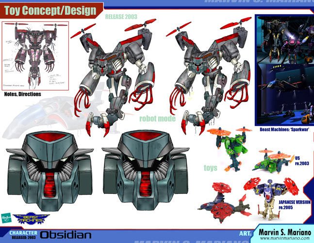 Beast Machines Obsidian