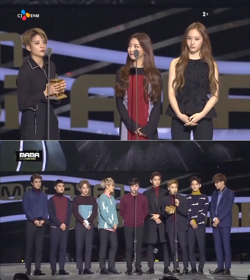 Soompi on Twitter: "Global Fans' Choice- Female: #fx, Male: #EXO #2015MAMA https://t.co ...