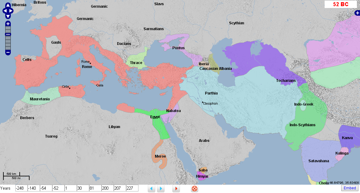 Parthian Empire Map