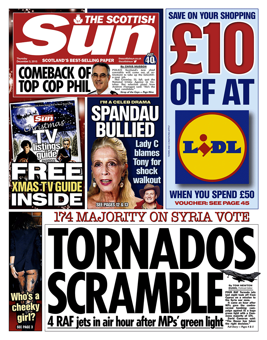 Here's is today's front page scotpapers | The Scottish Sun | Scoopnest