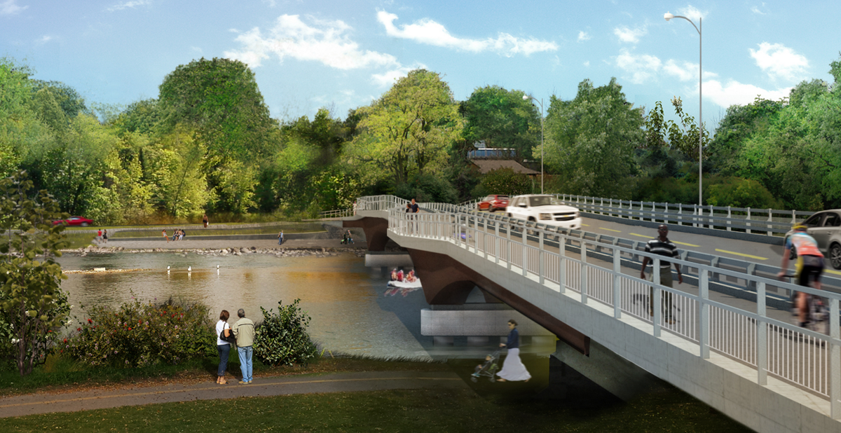 New Zoo bridge in Inglewood the focus of an open house tonight. We'll ...