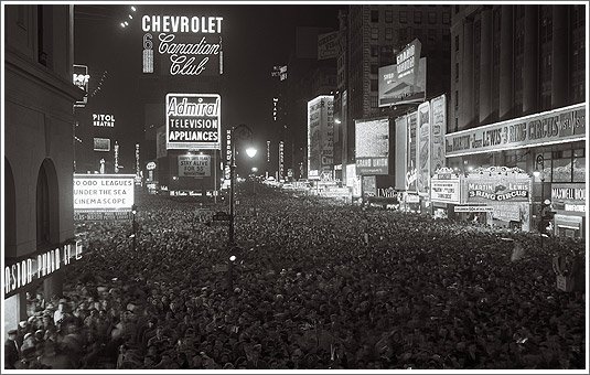 First Time Square Ball Drop
