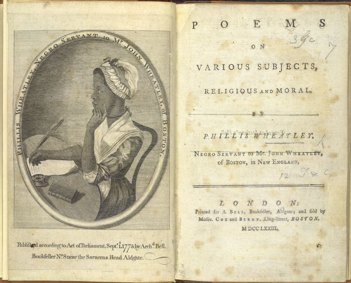 Phillis Wheatley, the first published African-American female poet died ...