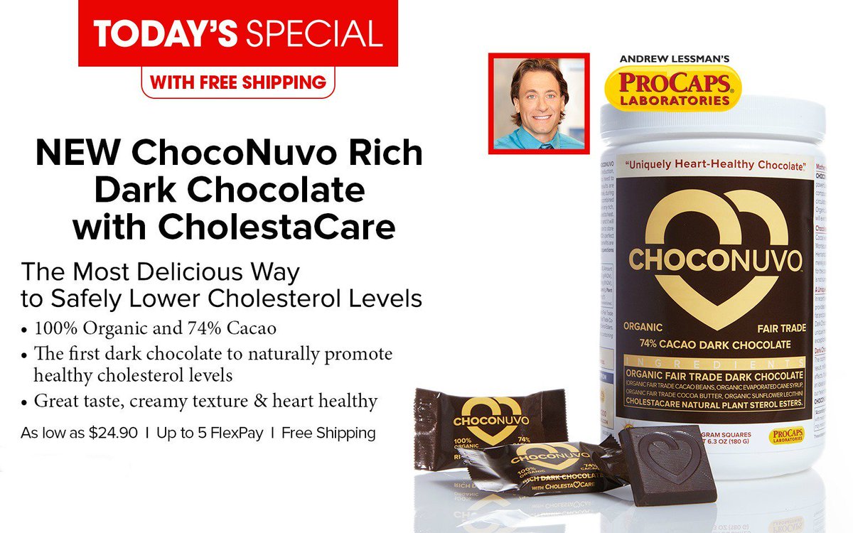 Try a delicious way to lower your cholesterol w/ ChocoNuvo by Andrew ...