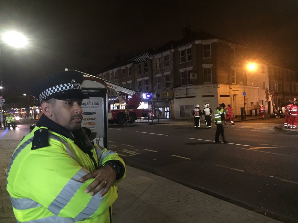 Shepherds Bush Market : Rescue teams block Uxbridgeroad building ...