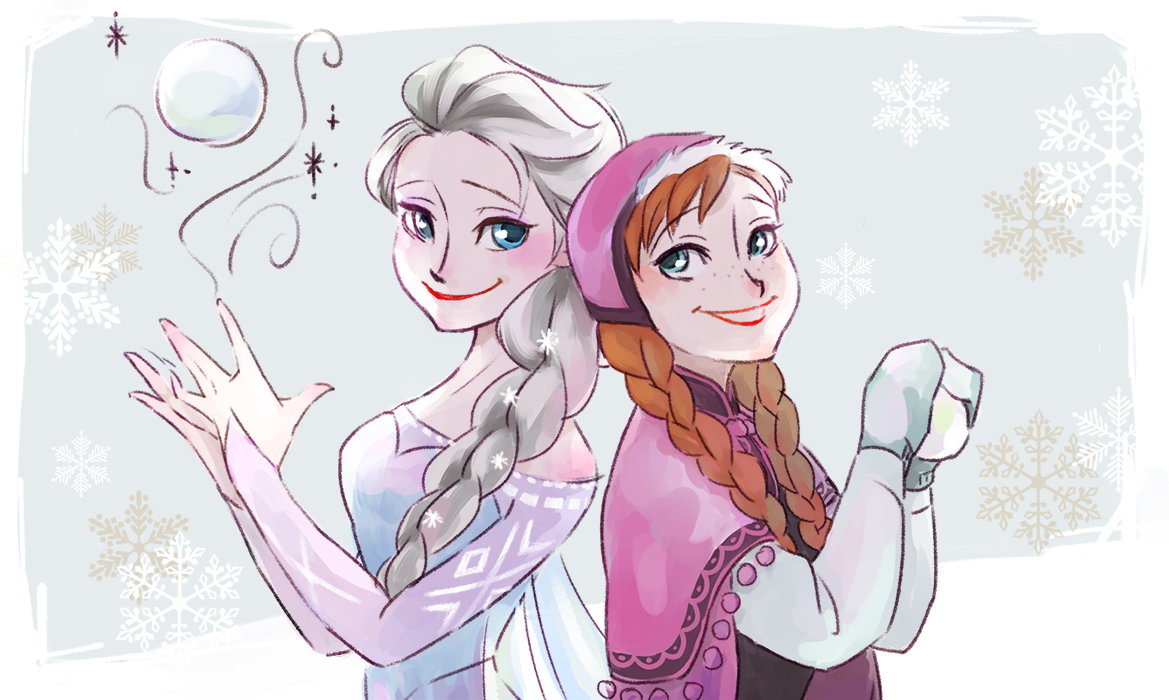 Snowballs at 10 paces by Loco : r/Frozen