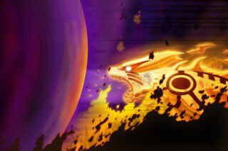 Naruto Kurama Mode Tailed Beast Bomb