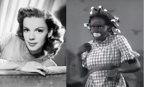 Judy Garland Blackface