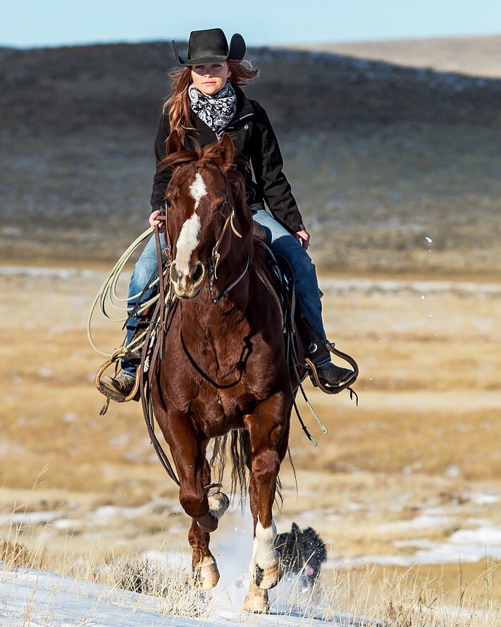 I took this image of miss.pritchh on the Poison Spider Ranch in central ...