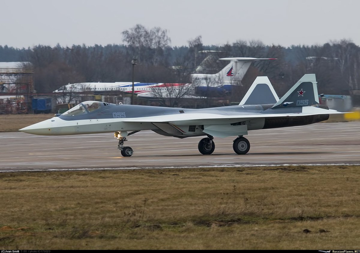 Rebuilt PAK FA prototype, the T-50-5R, arrived Zhukovsky on 06 December ...