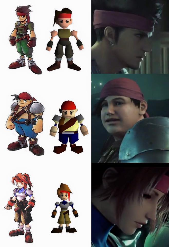 Biggs, Wedge & Jesse AVALANCHA Final Fantasy VII #FFVII 7 remake | Tifa ...