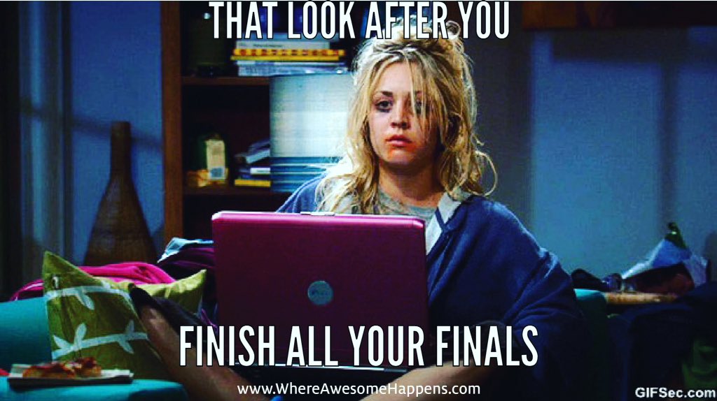 Studying For Finals Funny